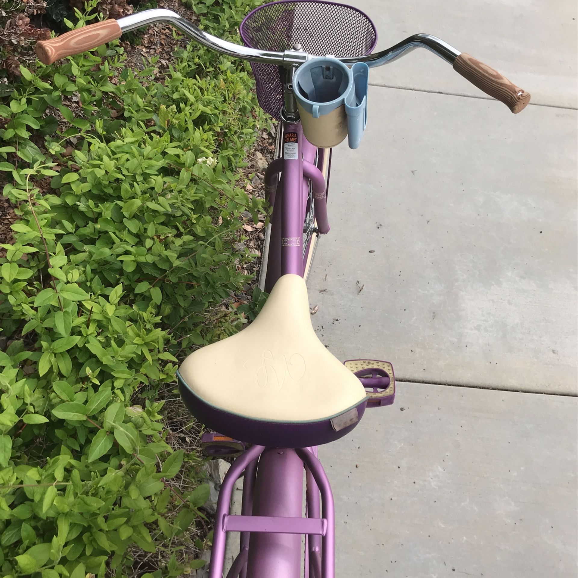 24 Huffy Nel Lusso Ladies Girls Lavander Beach Cruiser Bikes Cycling