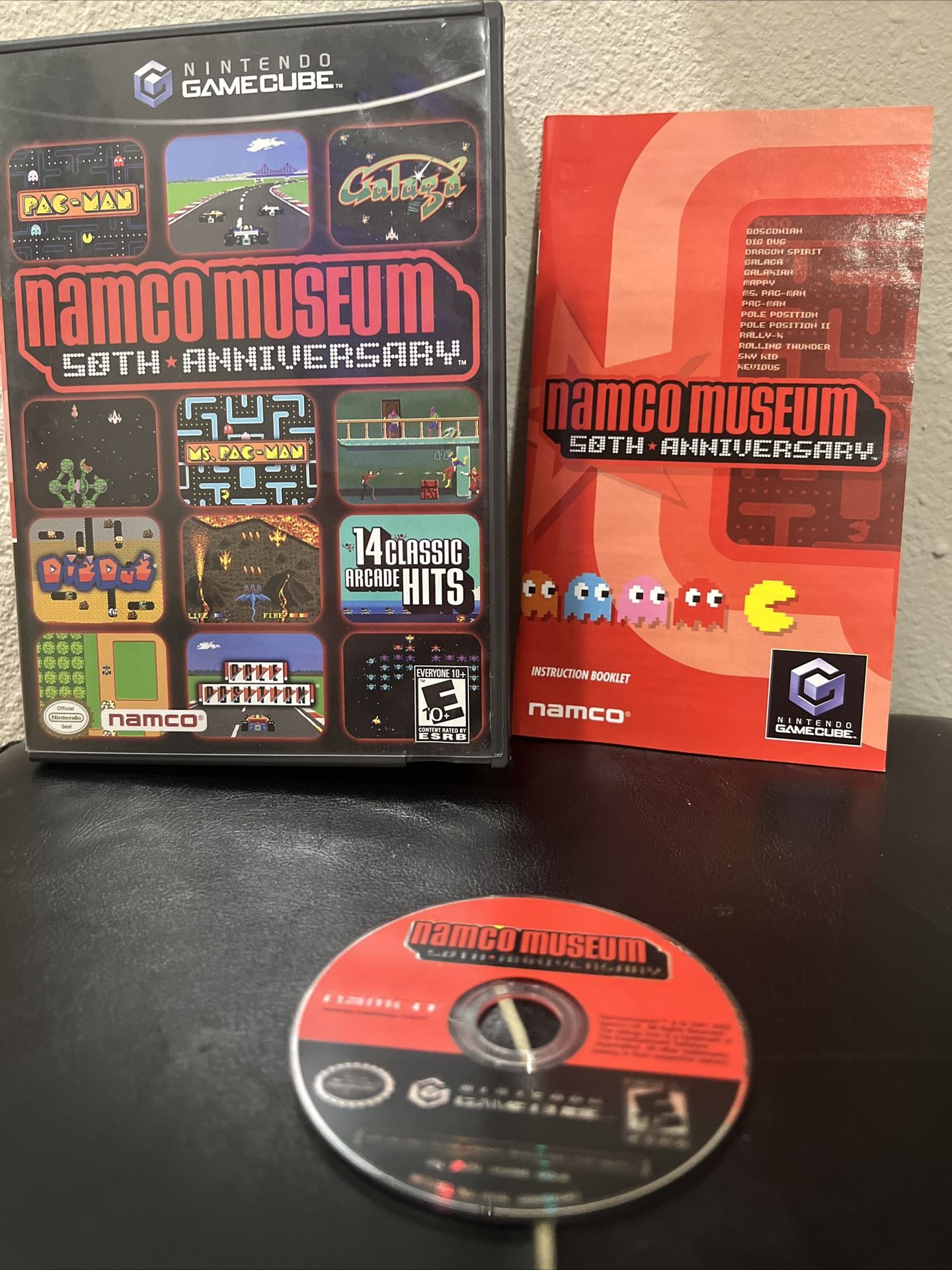 Namco Museum 50th Anniversary (Nintendo GameCube, 2005) Complete CIB ...