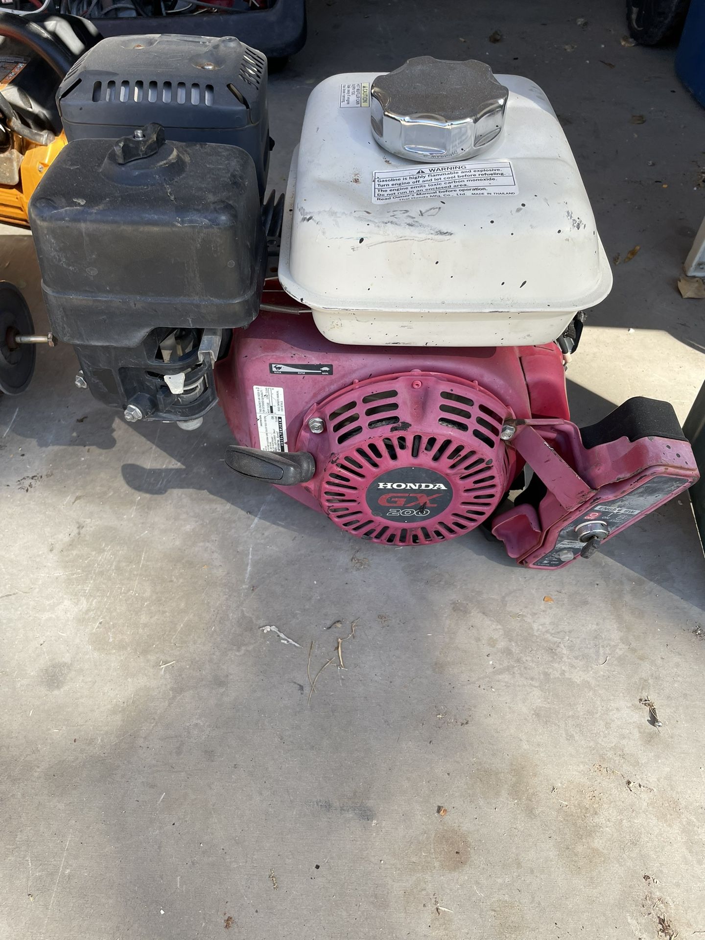 Used Honda GX200 With Electric Start For Parts Or Repair for Sale in ...