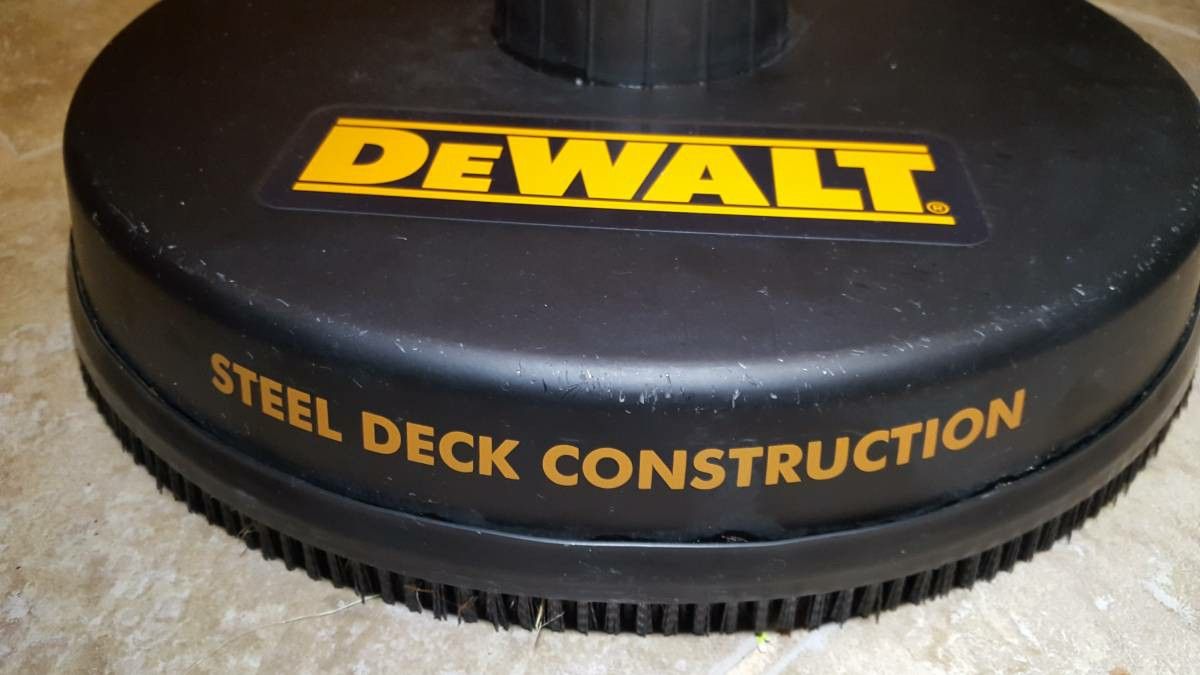 Dewalt Pressure Washer Surface Cleaner Scrubber 18" Quick Connect DXPA ...
