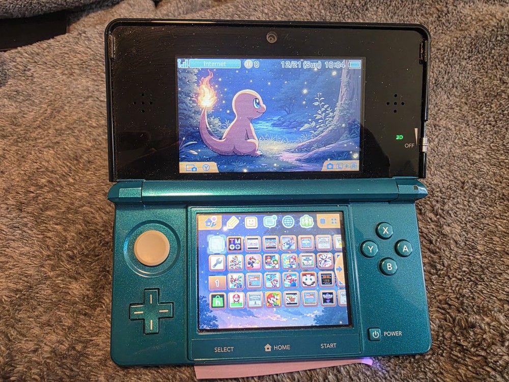 Nintendo 3ds Aqua Blue Custom Video Game Console for Sale in Upland, CA ...