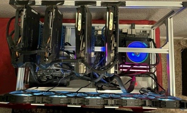 4-GPU Custom Crypto Mining Rig for Sale in Sacramento, CA - OfferUp
