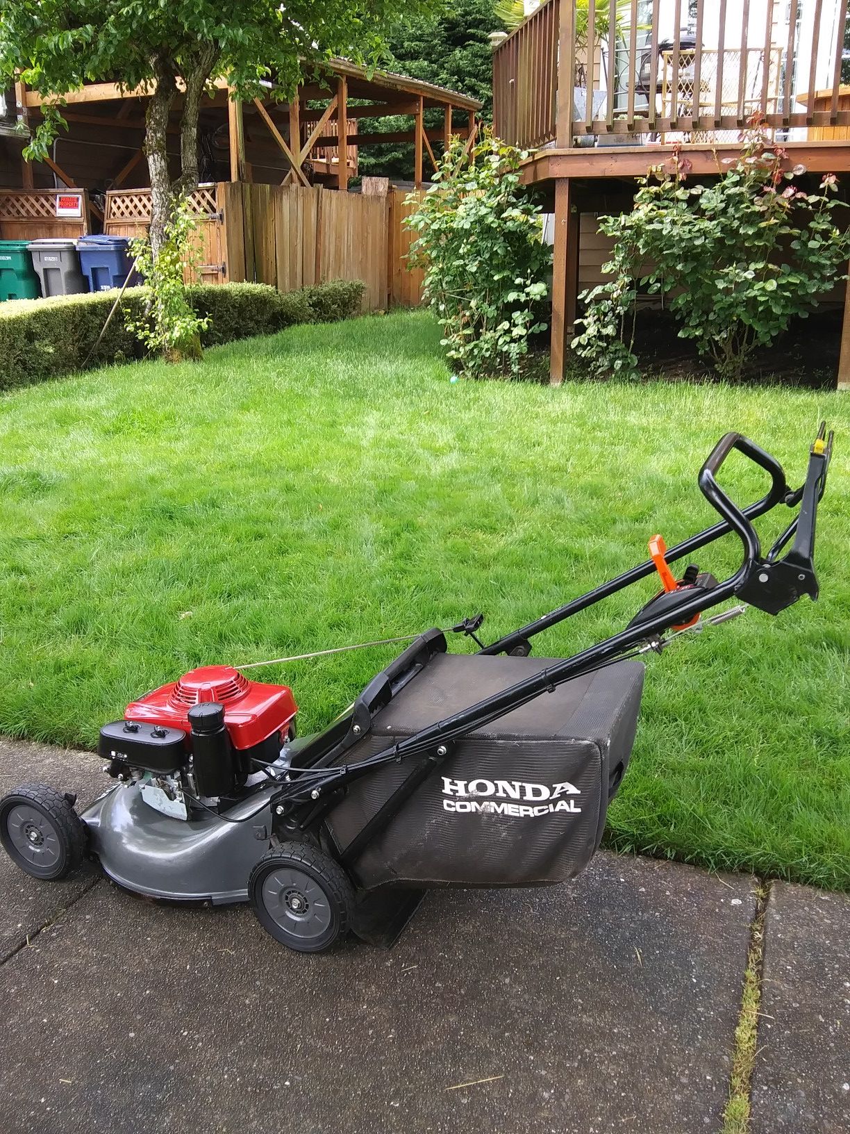 HONDA HRC216 21 IN. COMMERCIAL ,REAR BAGGER , SELF-PROPELLED ...