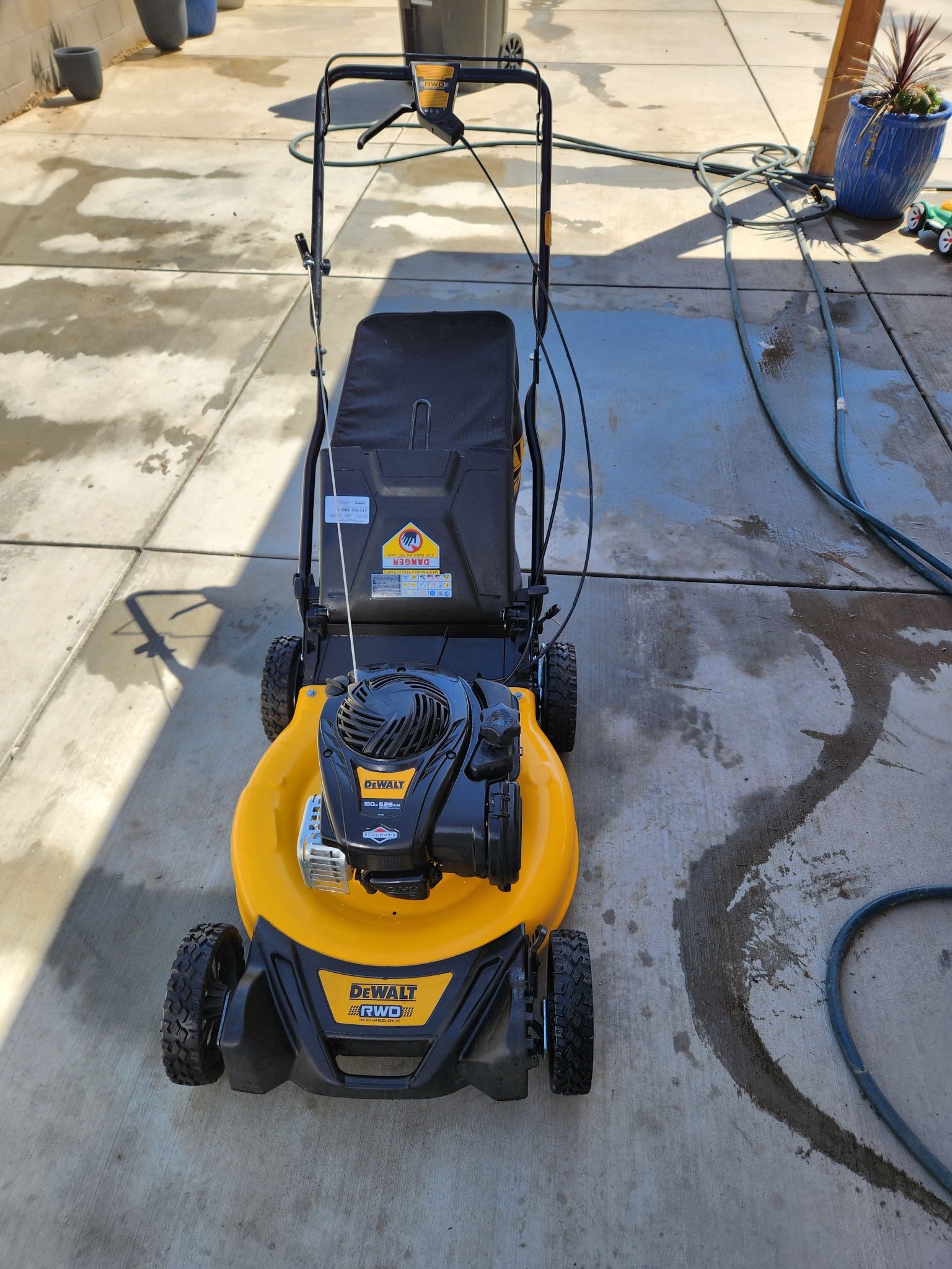 DEWALT 21 in. 150cc Briggs and Stratton 625ex Engine Rear Wheel Drive 2 ...