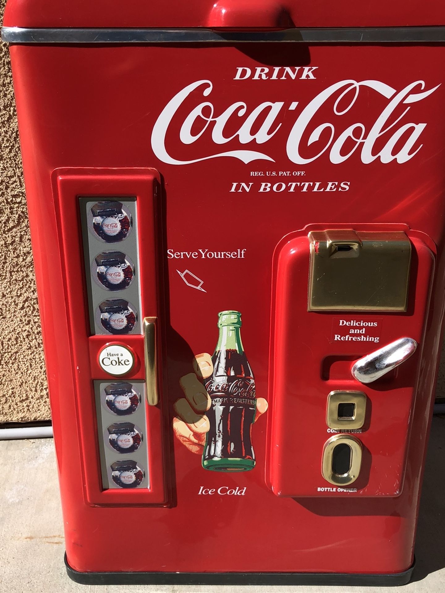 Vintage 1992 Paul Flum Coca Cola Classic Nostalgia Cooler Coke Ice ...