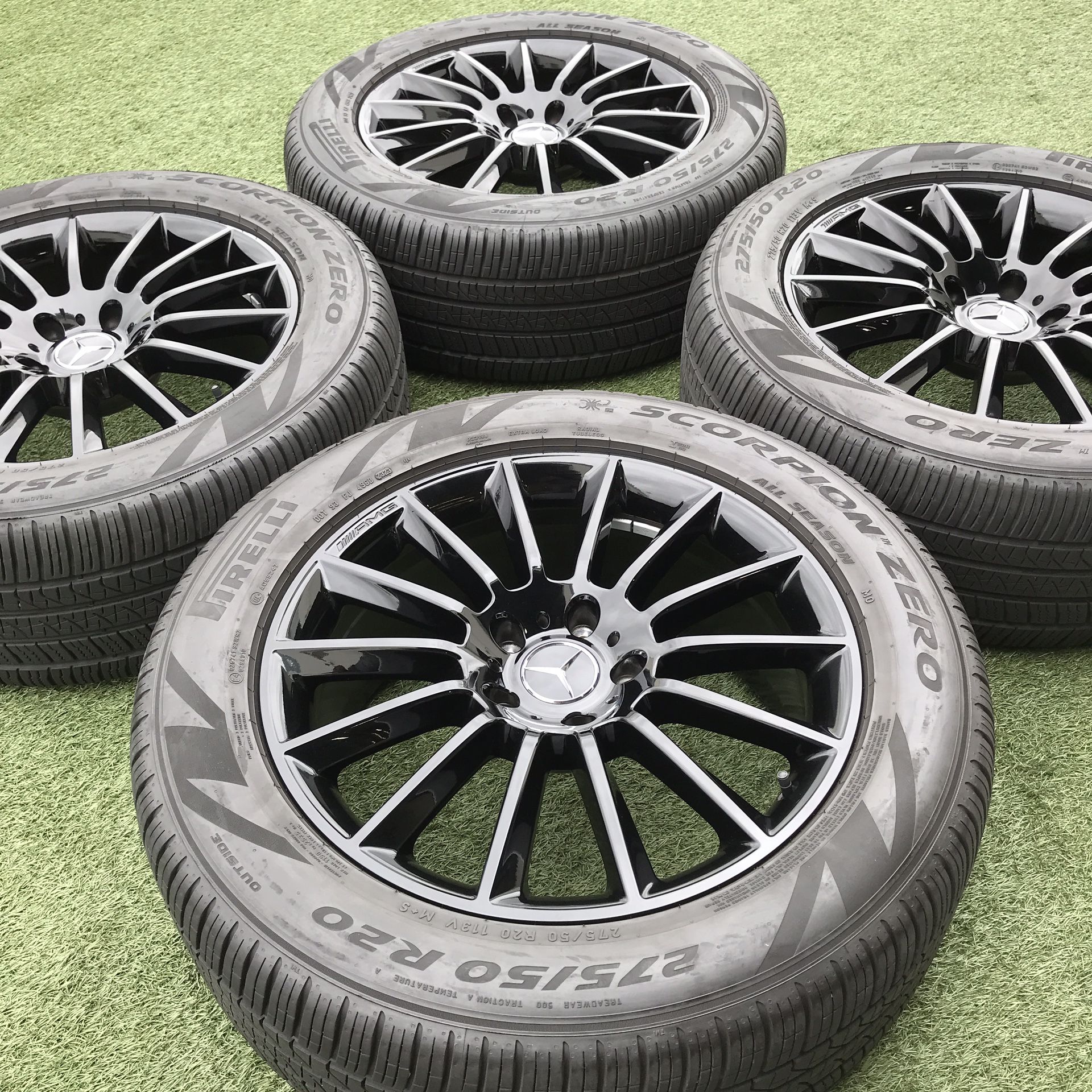 20” Mercedes g500 g550 g63 g wagon wheels rims OEM factory set of 4 ...