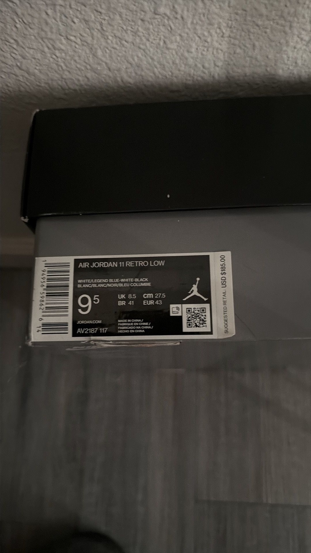 AIR JORDAN 11 RETRO LOW WHITE/LEGEND BLUE-WHITE-BLACK for Sale in ...