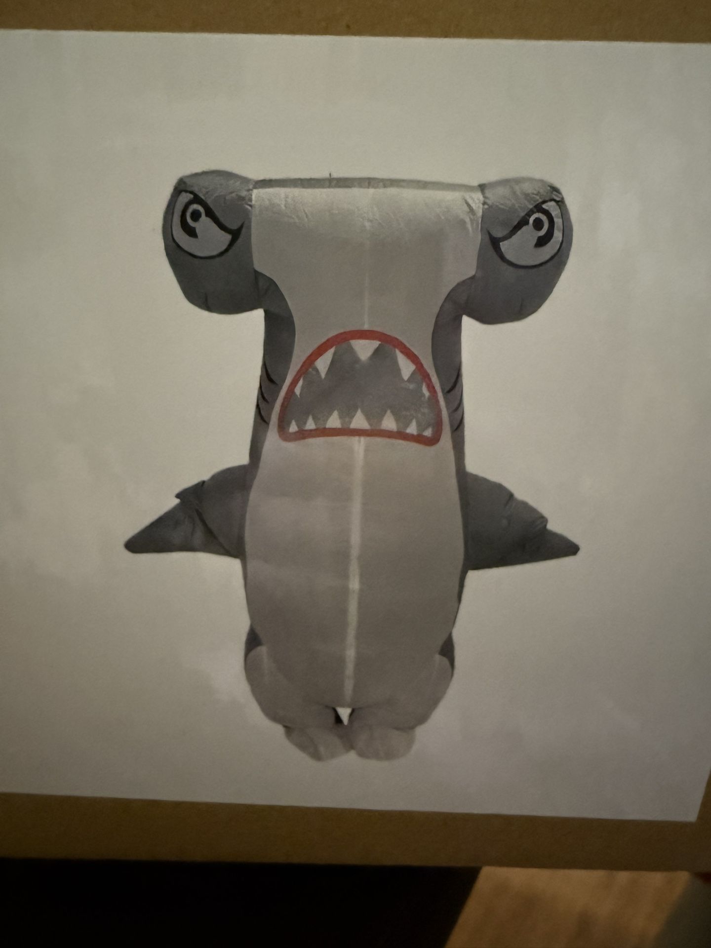NEW IN BOX Inflatable Hammerhead Shark Costume (Adult) for Sale in El ...