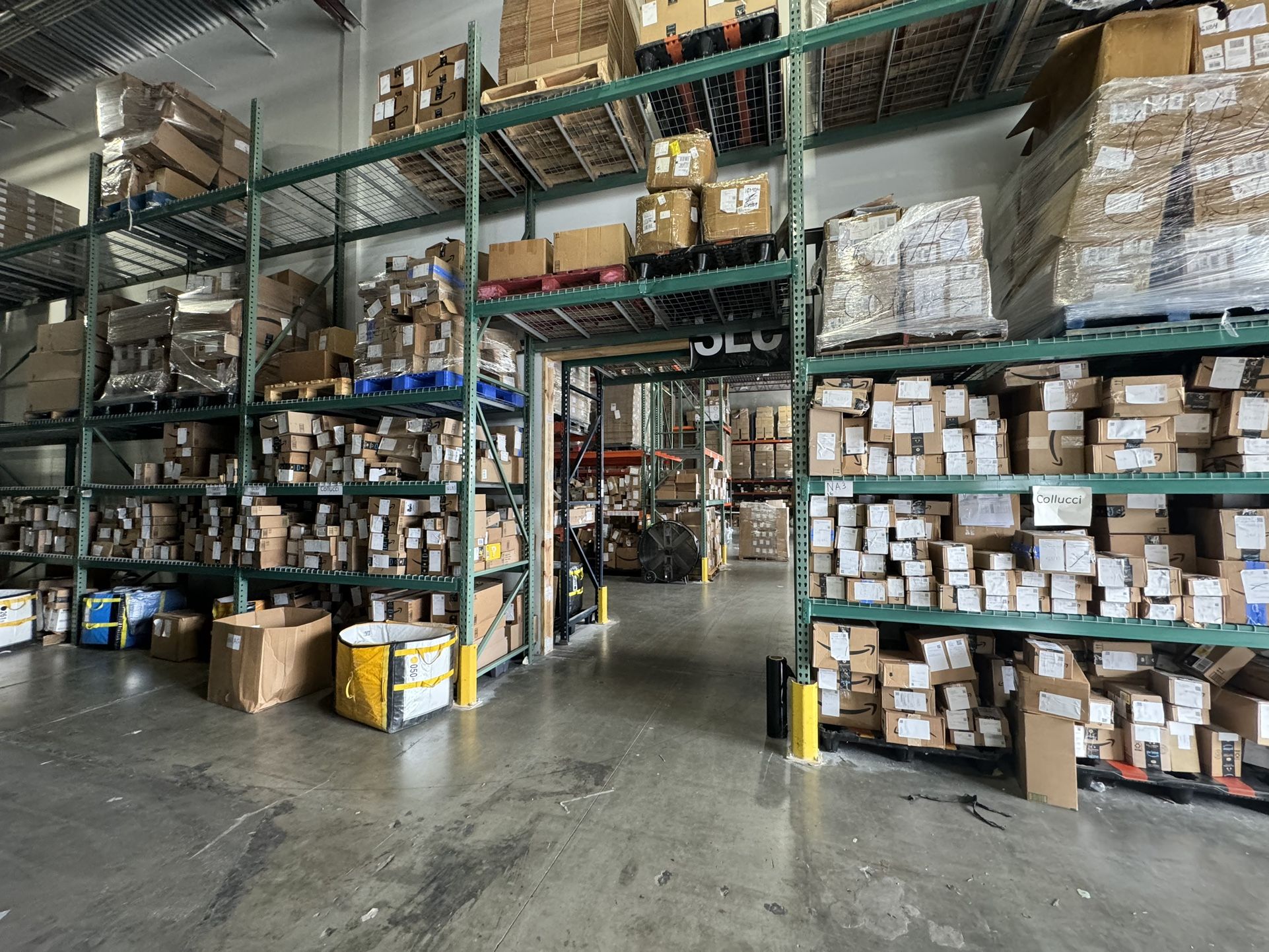 Used Pallet Racks Industrial Warehouse shelving forklifts Liquidation ...