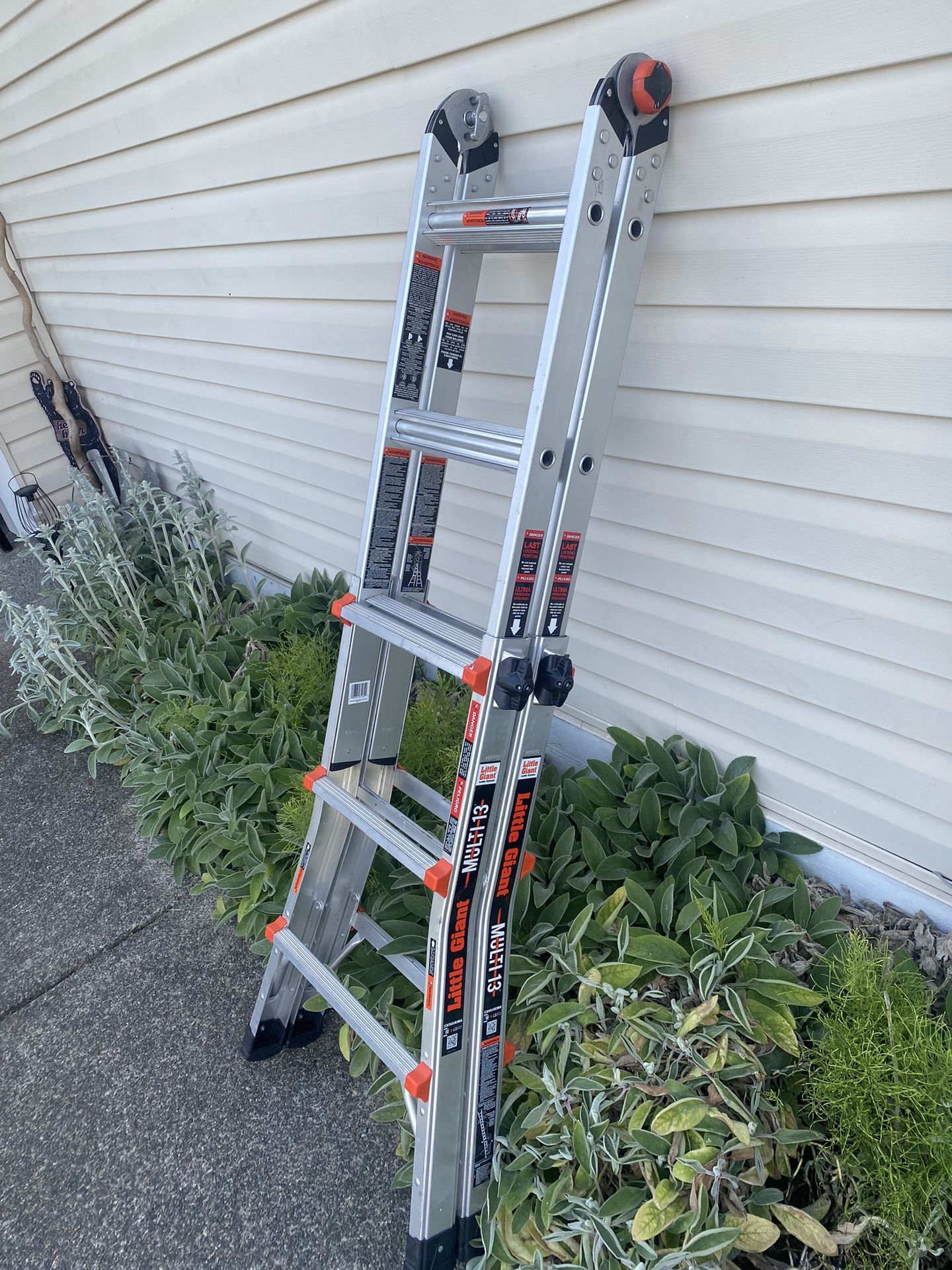 Little Giant Multi-Position Ladder, specifically the MULTI-13 model. It ...