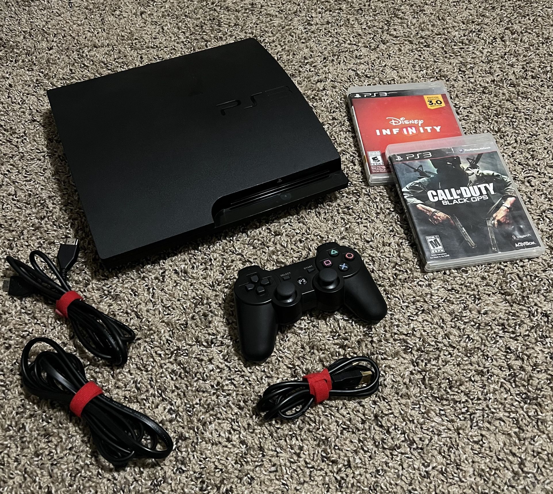 PS3 Slim (160GB) With Two Games for Sale in Fresno, CA - OfferUp