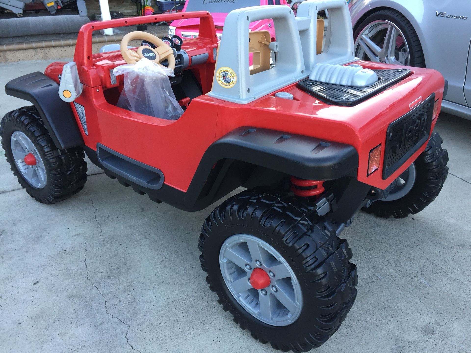Jeep Hurricane Power Wheels Red