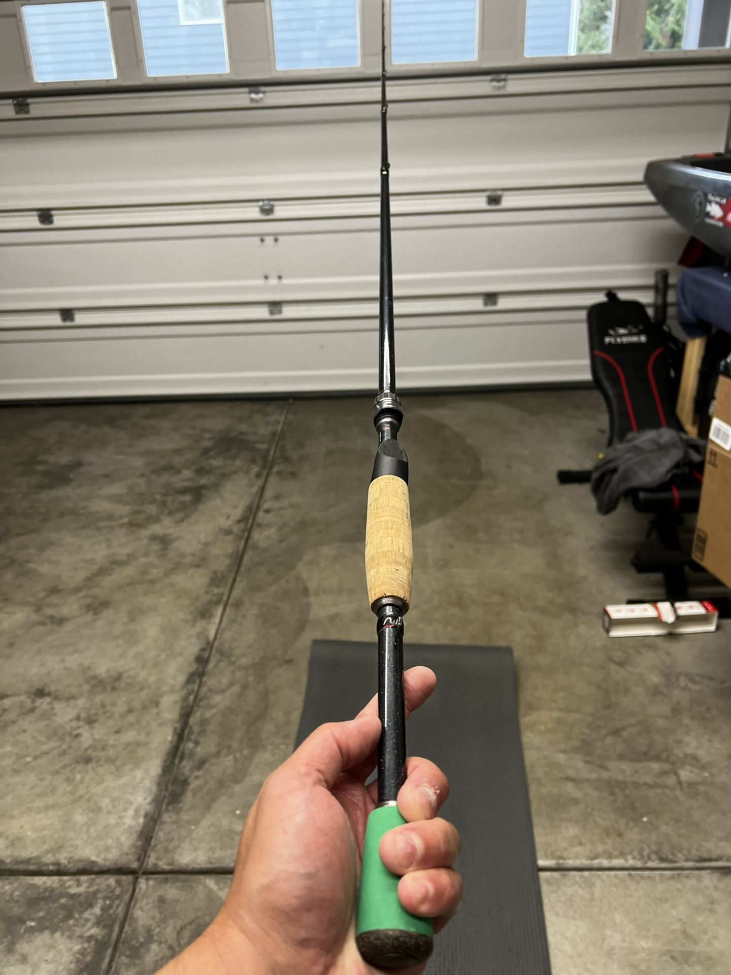 Carrot Sticks Wild Black Bait Caster Rod 7’3” medium heavy micro guides ...