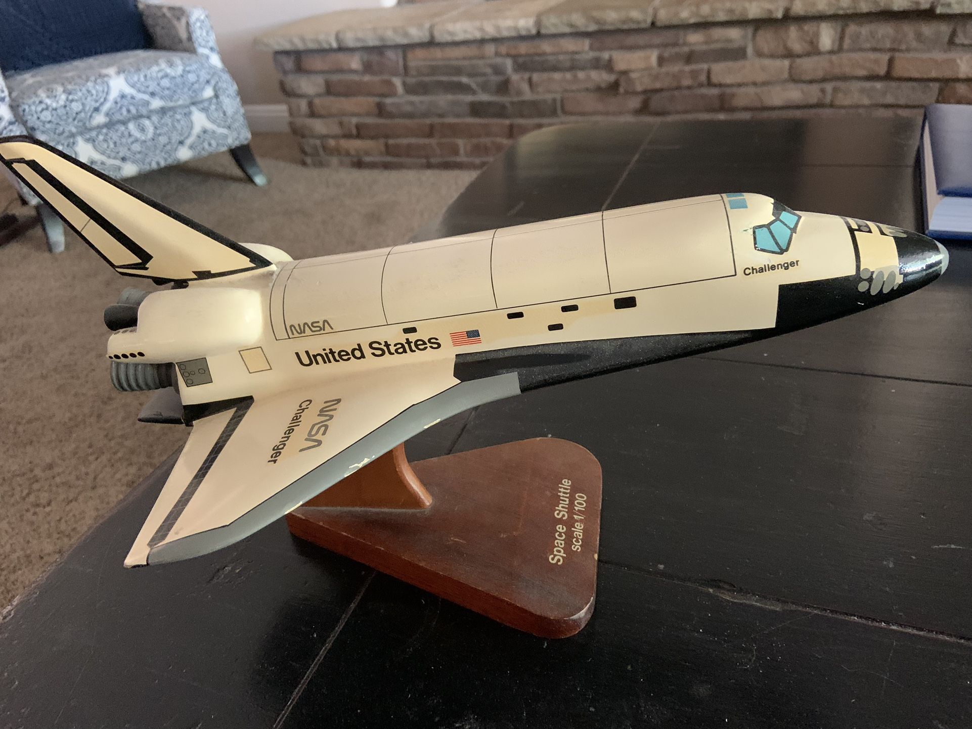 Challenger Space Shuttle Model