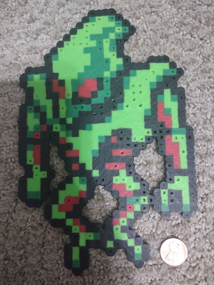 Mega Man Wily Alien Boss Sprite Perler Bead Melty Beads for Sale in ...