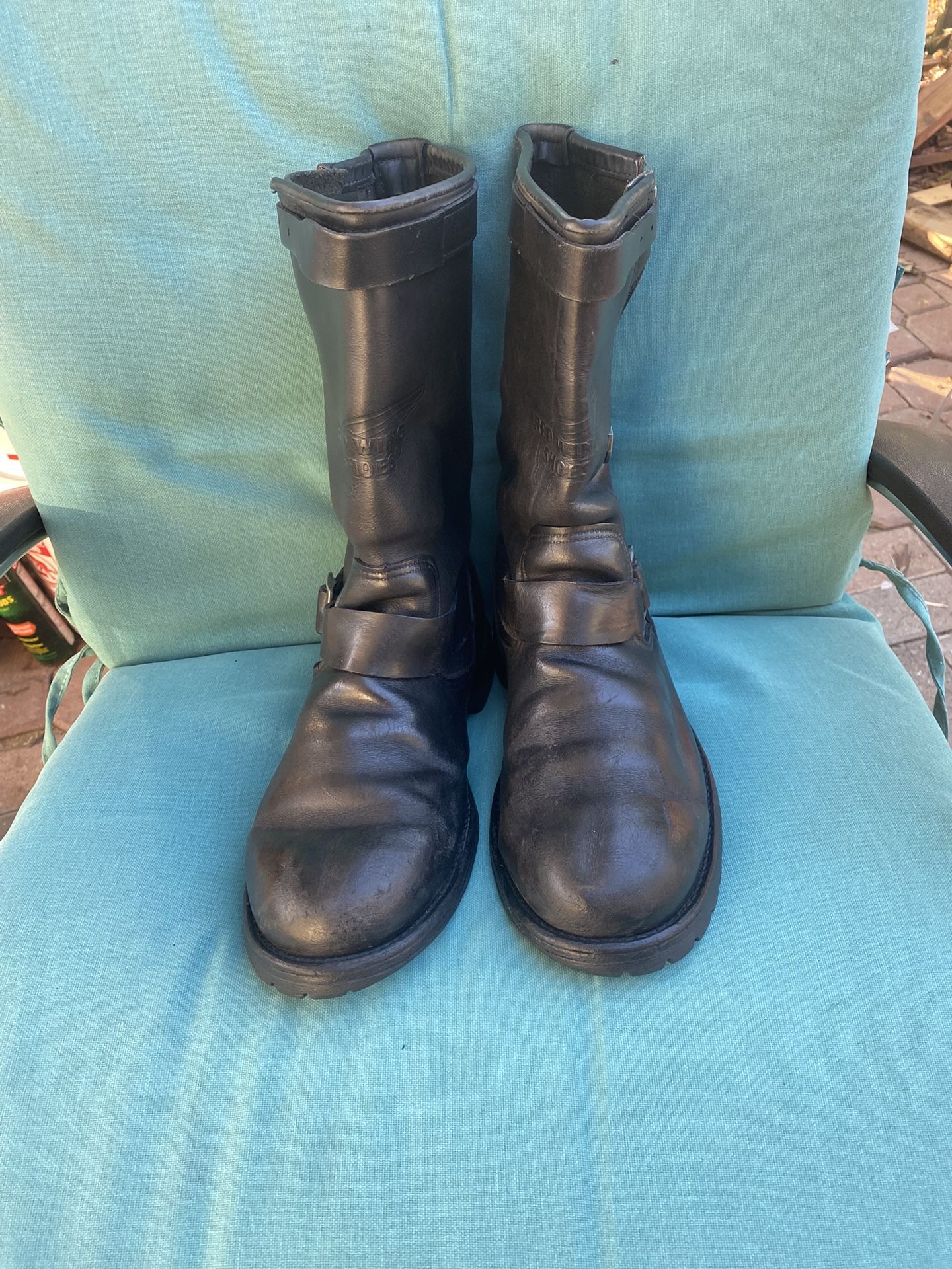 VINTAGE 970. RED WING MORORCYClE BOOTS SIZE 10 1/2 D for Sale in Santa ...