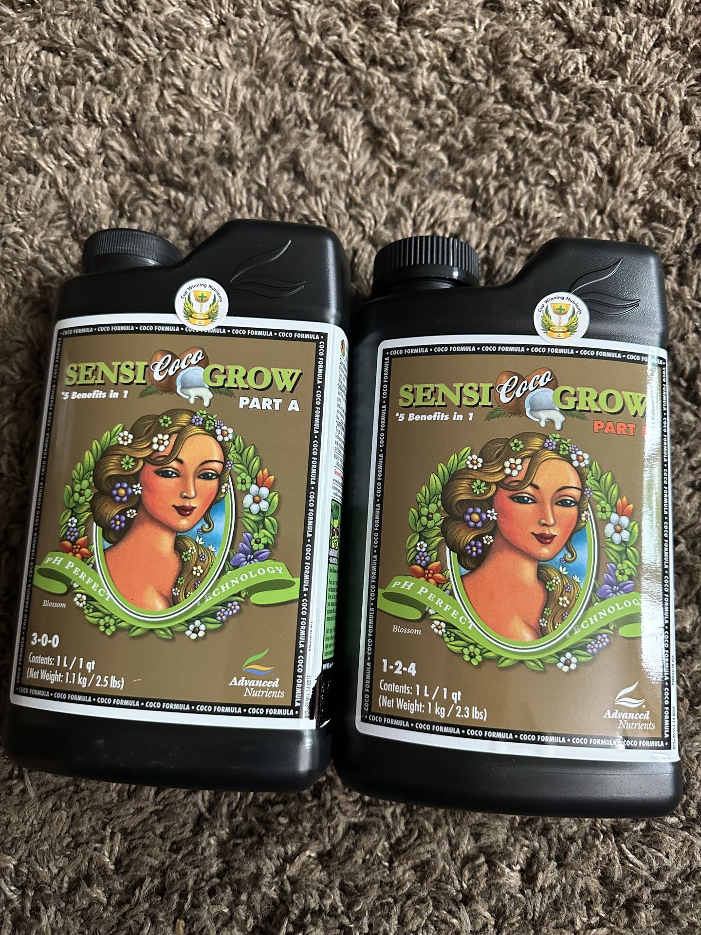 Advanced Nutrients 6201-14AB pH Perfect Sensi Grow Part A+B, 1 Liter, Brown/A for Sale in ...