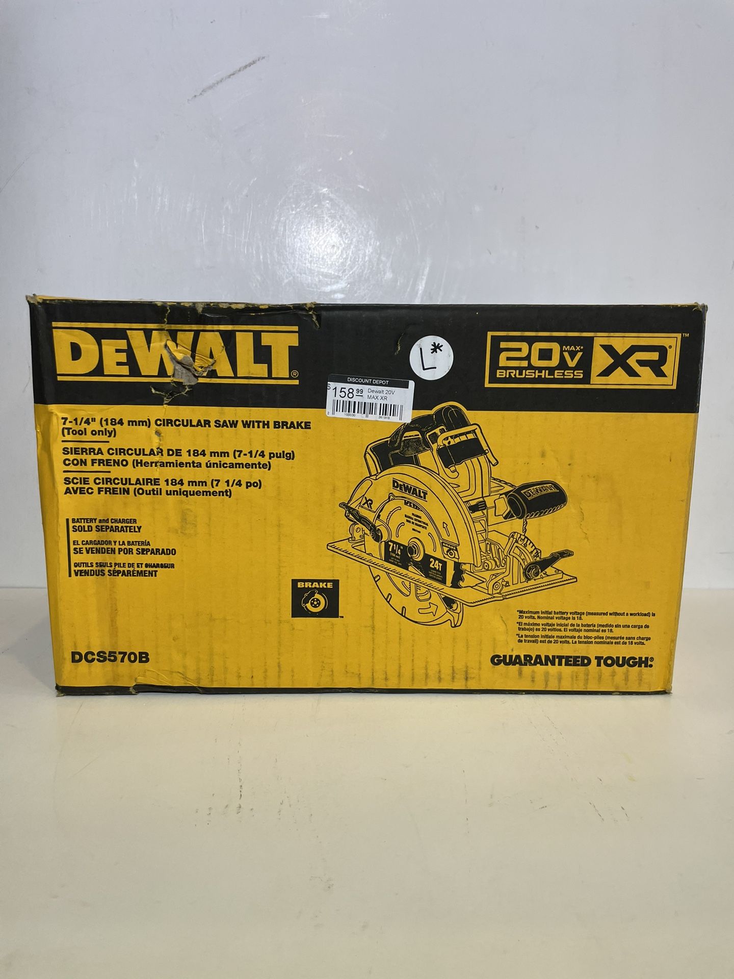 20V MAX XR Cordless Brushless 7-1/4 in. Circular Saw (Tool Only ...