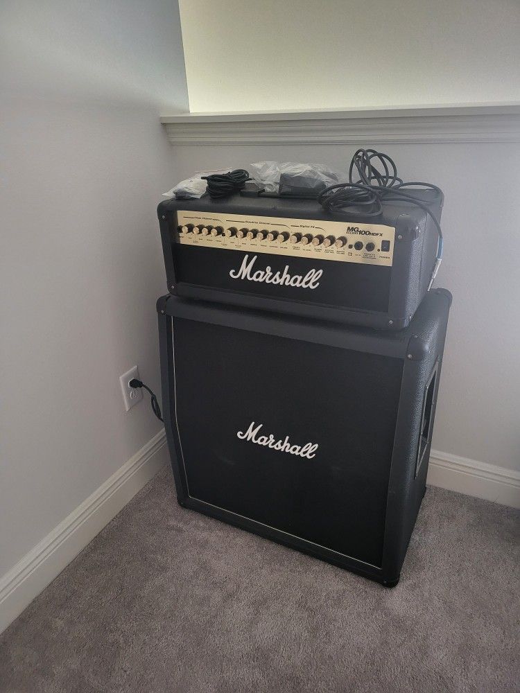 Marshall MG100HDFX/MG412 Slant Cab Half Set for Sale in Westerville, OH ...