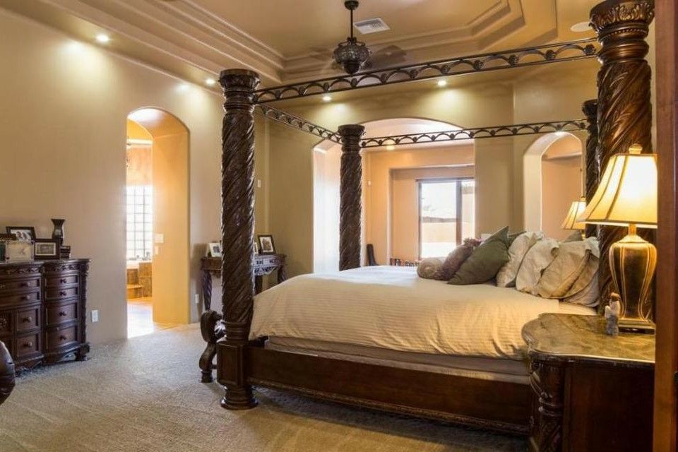 Ashley North Shore Canopy Poster King Bed Bench Bedroom Set for Sale in ...