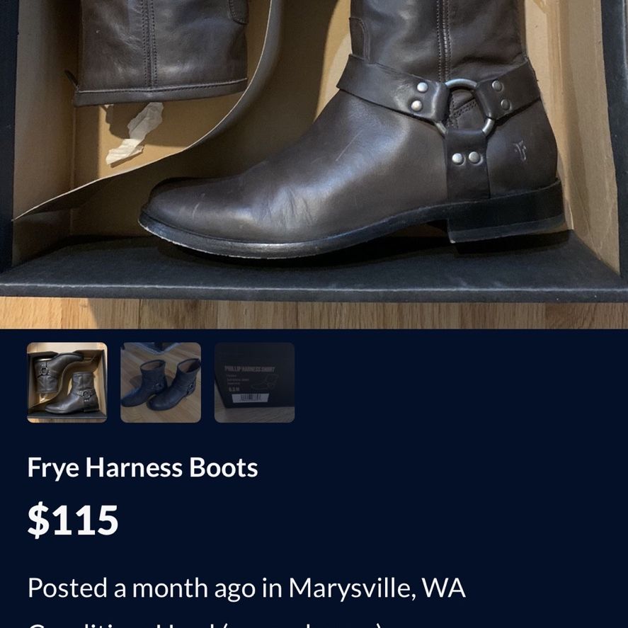 Frye Phillip Harness Boots