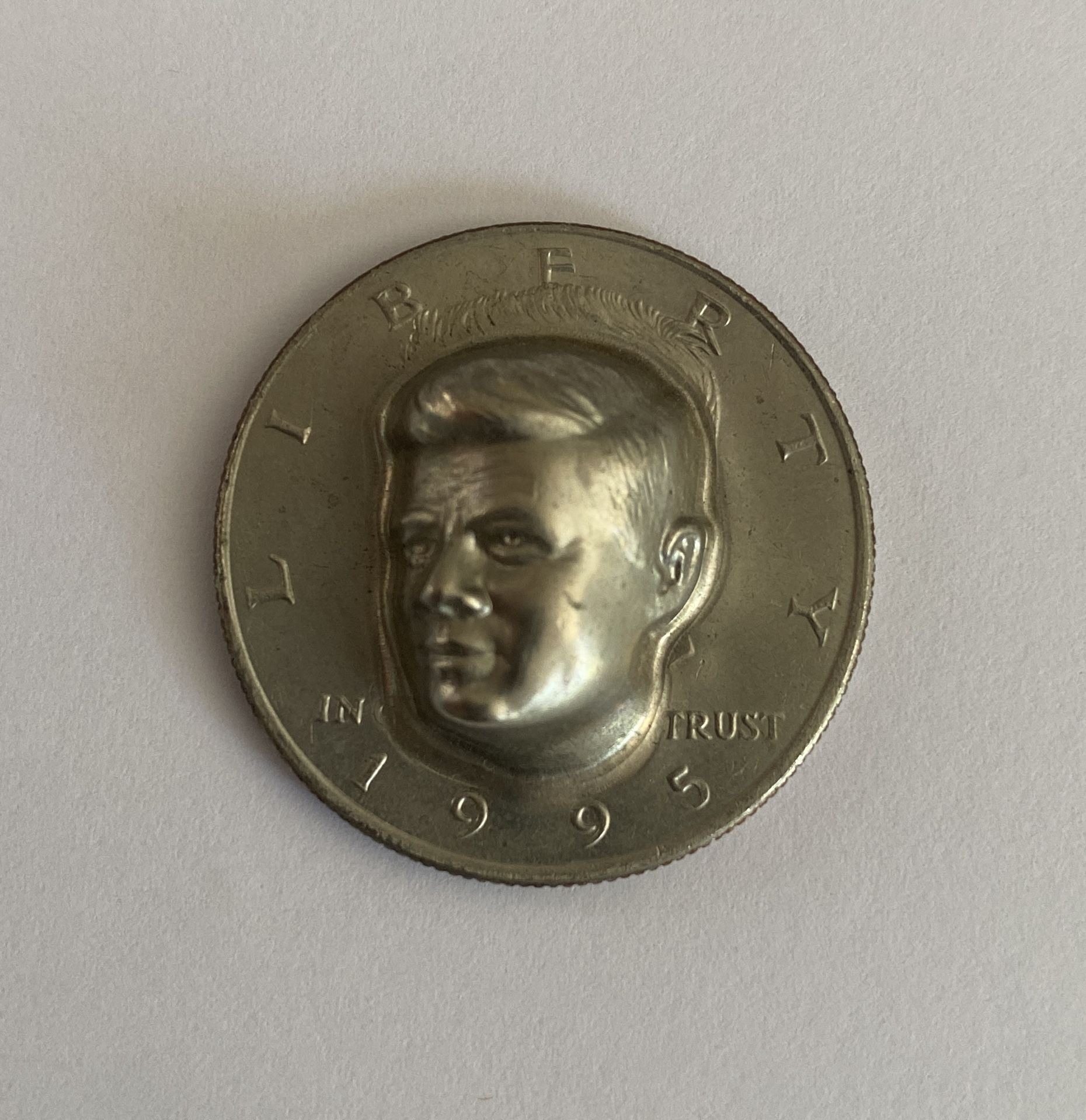 3D 1995 Kennedy Half Dollar - Rare Pop-Out Coin for Sale in West ...