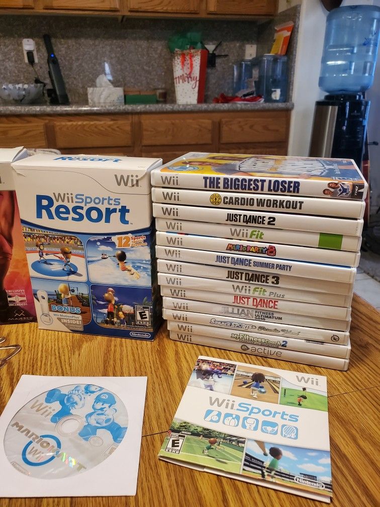 Nintendo Wii Bundle (18 Games, Fit Board + More) for Sale in Las Vegas, NV - OfferUp
