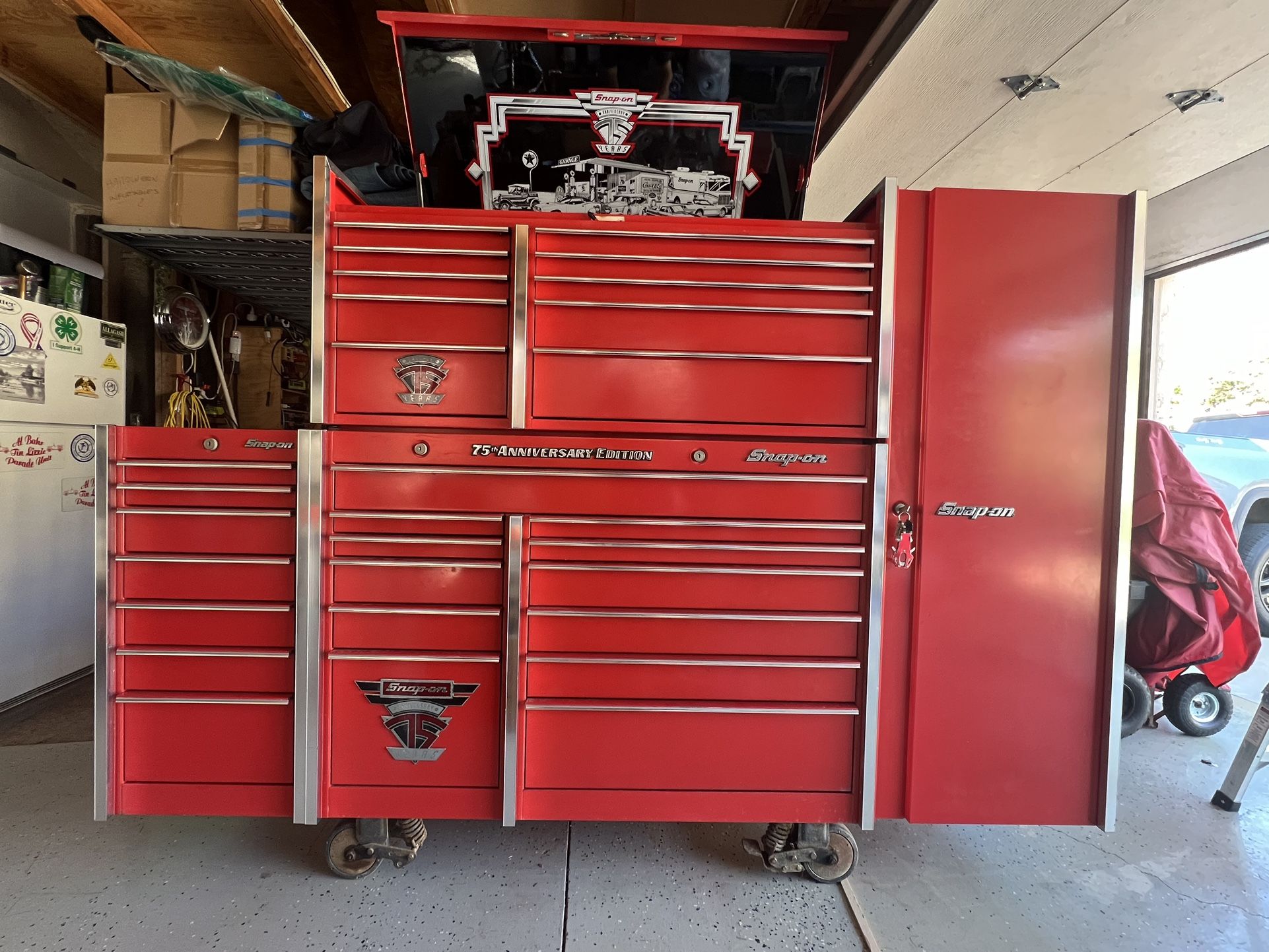 Snap on 75th anniversary tool box store