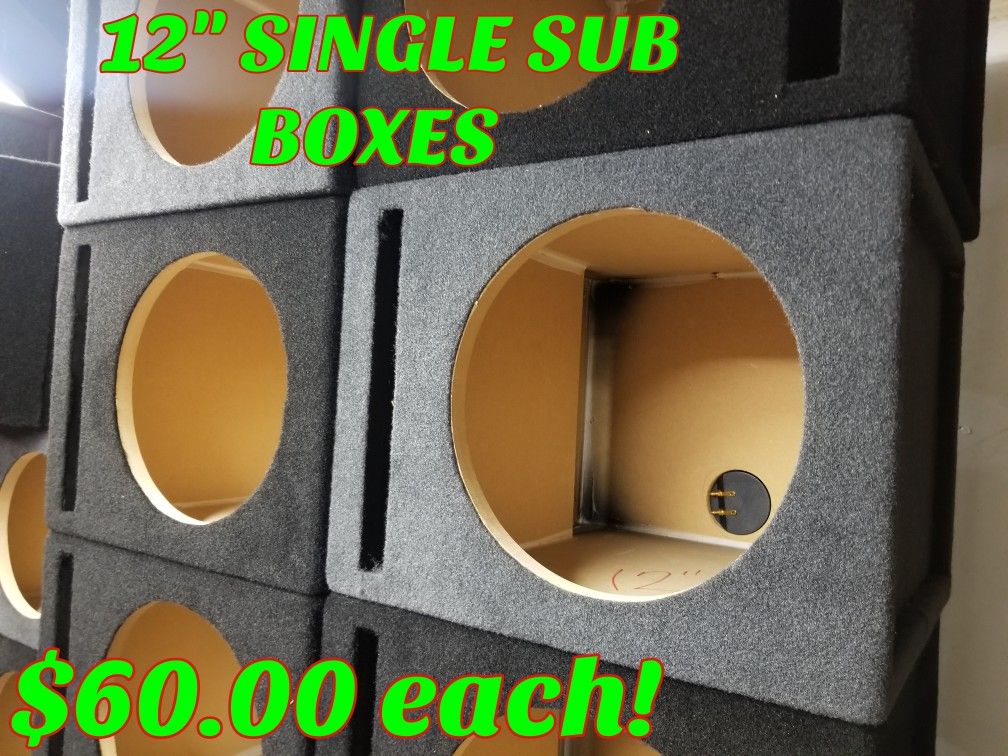 12" PORTED SUB BOXES for Sale in San Bernardino, CA - OfferUp