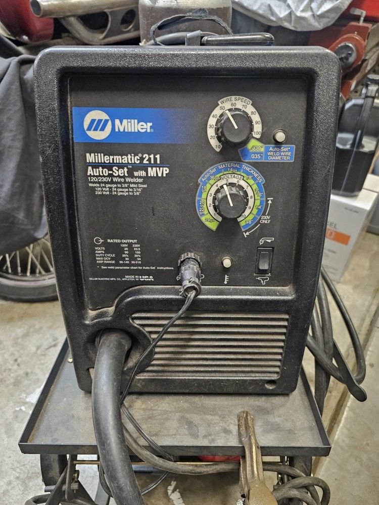 Miller Welder.... Millermatic 211 Welder for Sale in Phoenix, AZ - OfferUp