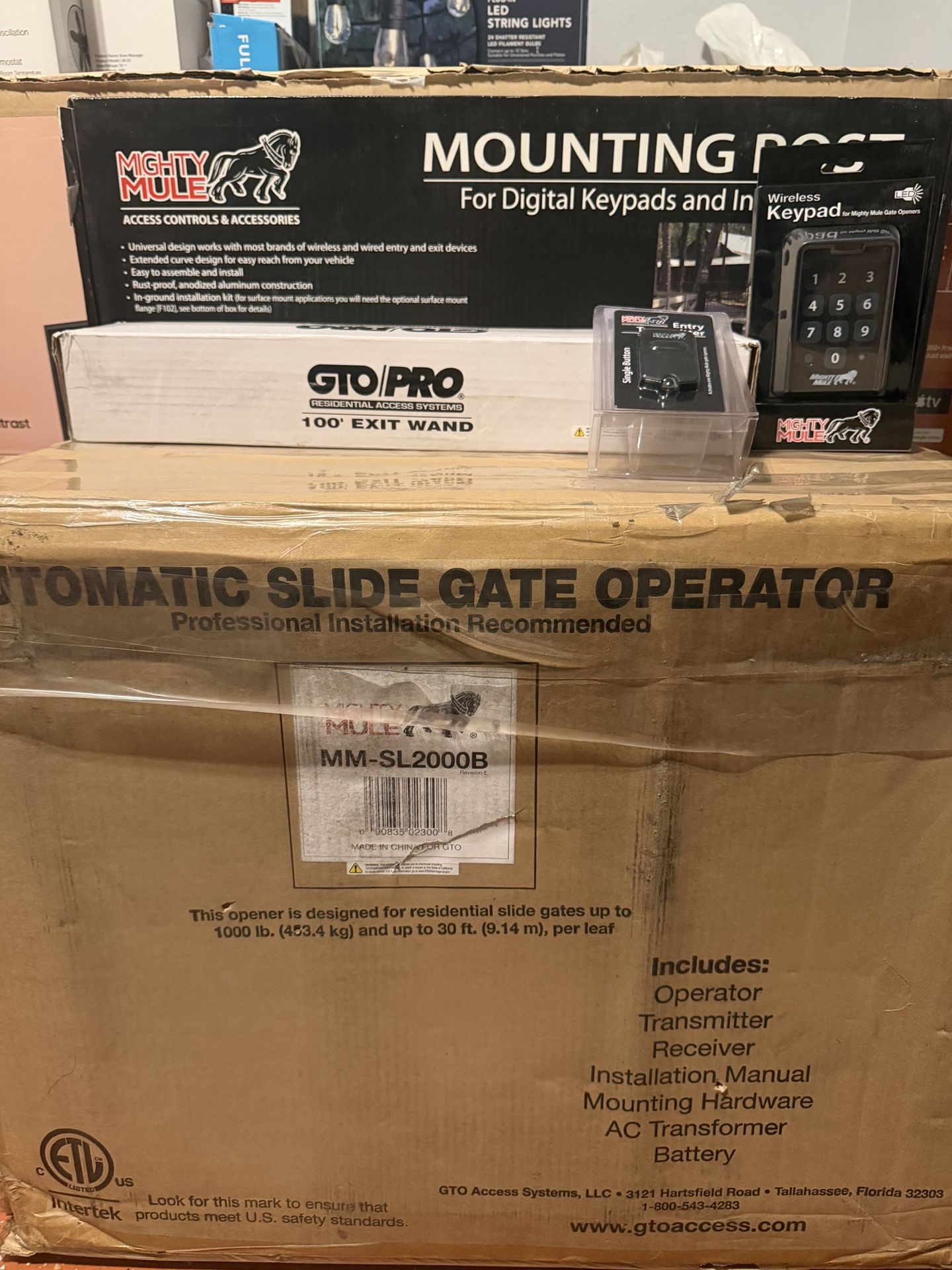 Mighty Mule Automatic Slide Gate Operator Kit – NEW for Sale in Long ...