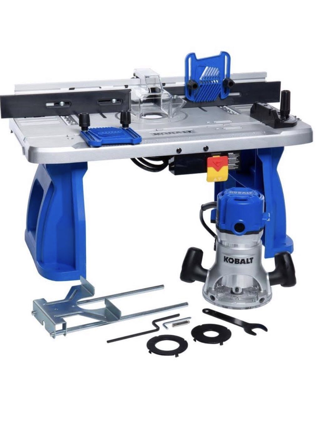 Kobalt 1/4-in and 1/2-in foxed corded router w/ table for Sale in ...