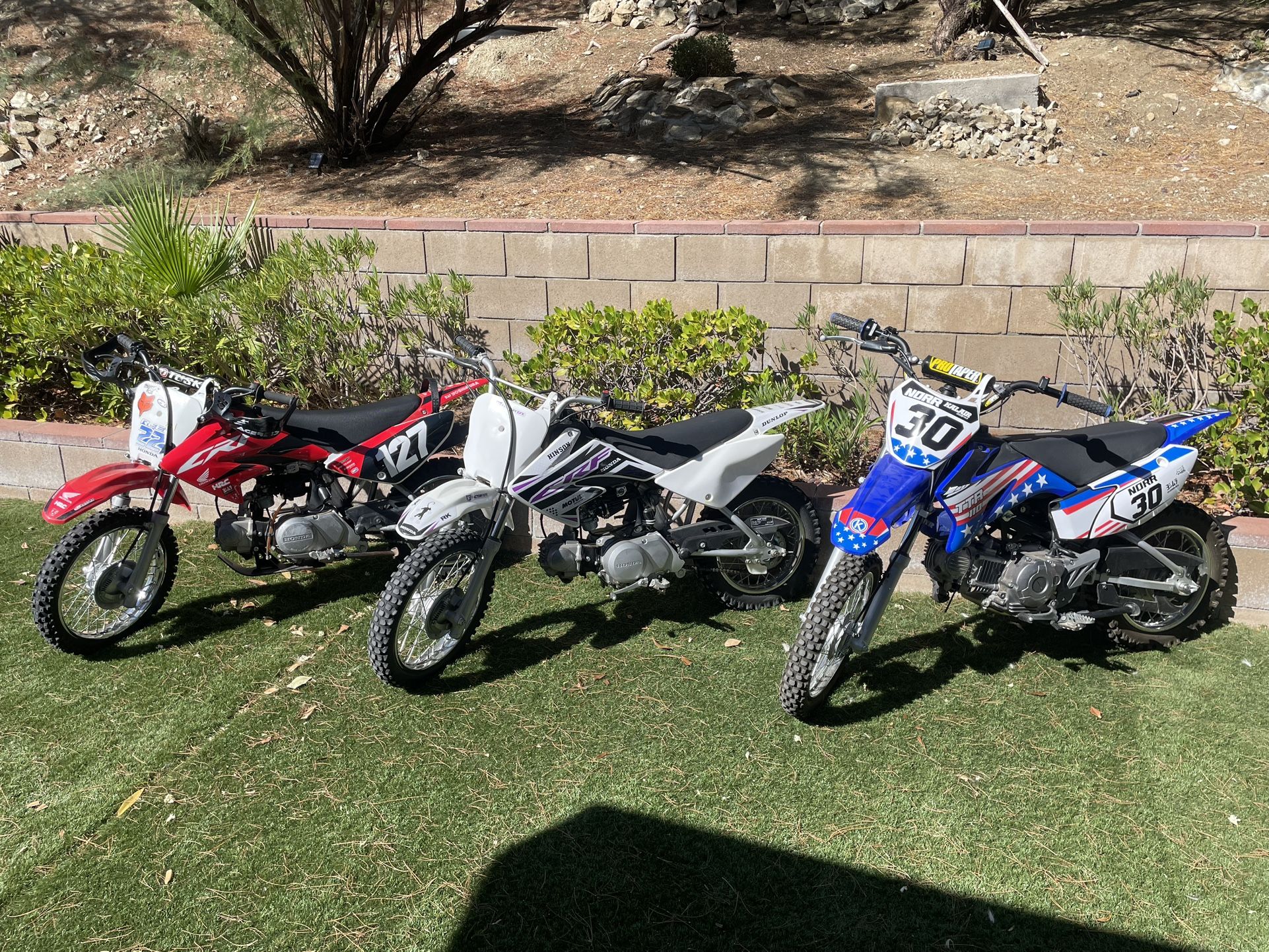 TTR 110, CRF 70, XR 70 for Sale in Palmdale, CA - OfferUp