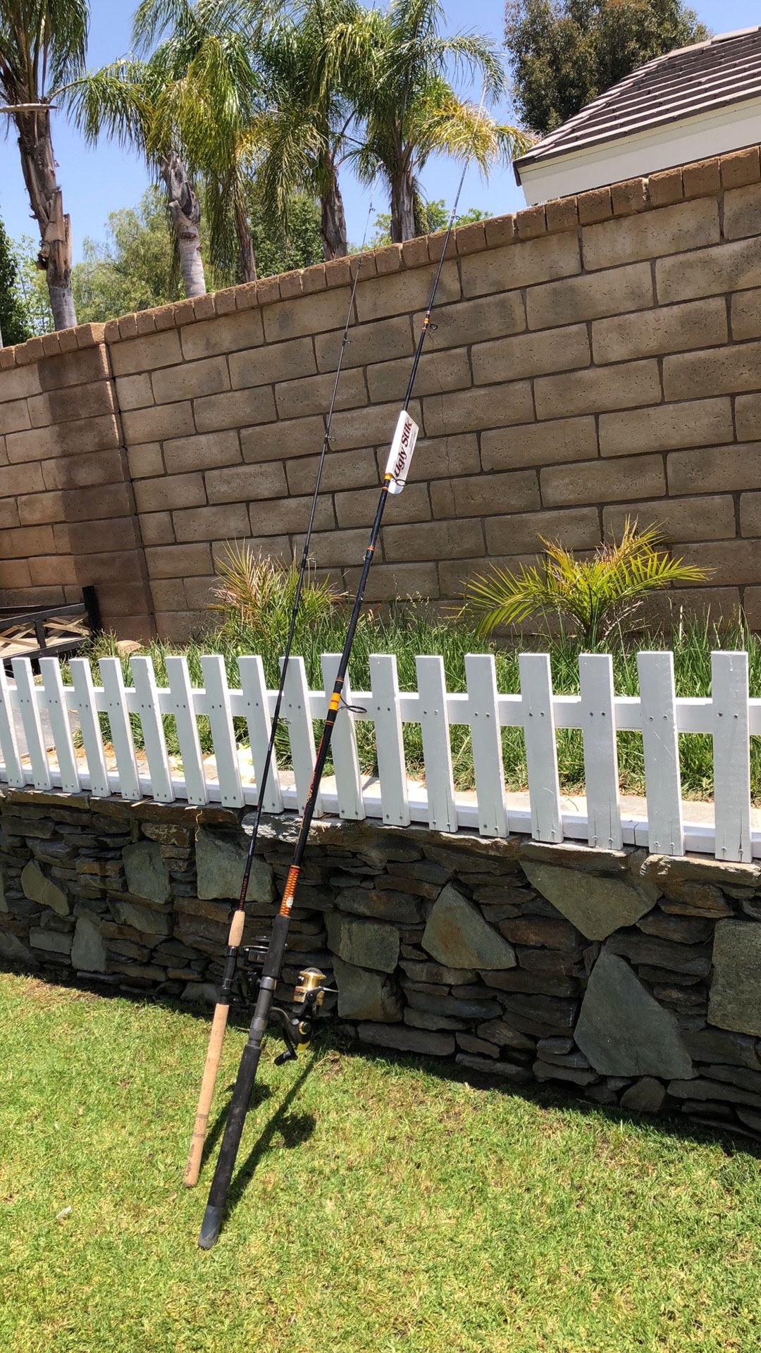 TWO (2) Shakespeare ugly stick, spinning rods with new fishing reels ...