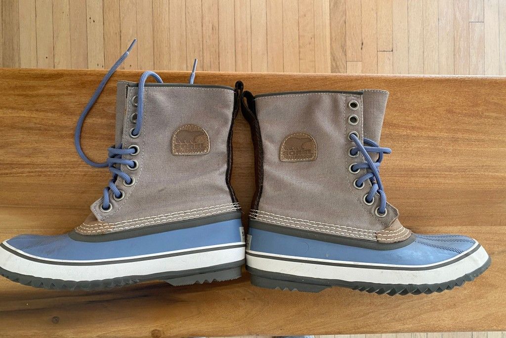 SOREL 1964 Premium CVS Stone Whisper Premium Waxed Canvas Waterproof ...
