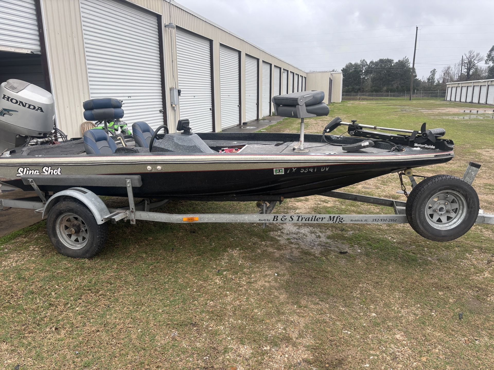 Bass Boat with Honda 75 for Sale in Katy, TX - OfferUp