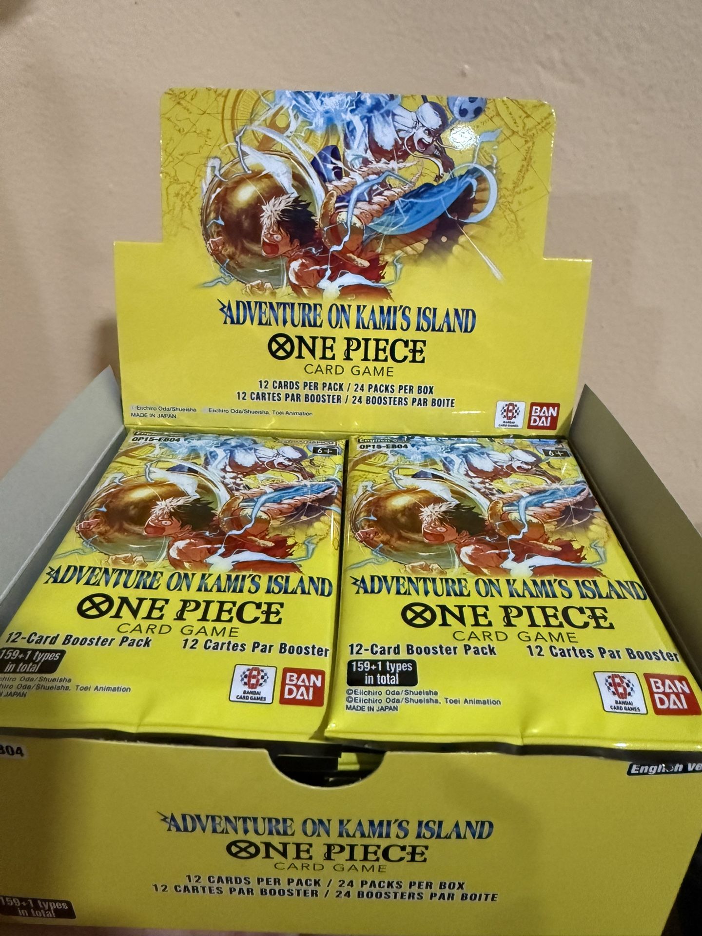 One Piece Card Game OP15 Adventure On Kami Island Booster Packs for ...
