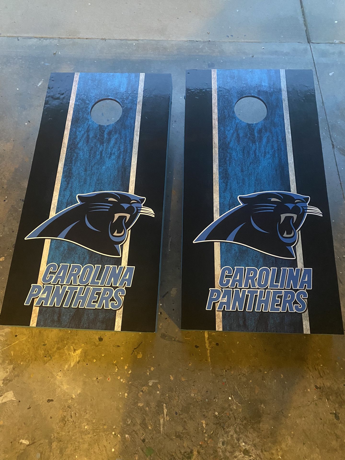 Carolina Panthers Cornhole Set for Sale in Greensboro, NC - OfferUp