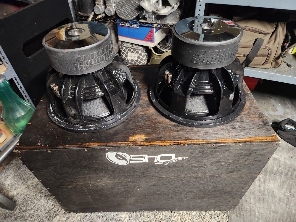 2 Sundown Audio Xv2 15 Subs With Box for Sale in Loma Linda, CA - OfferUp