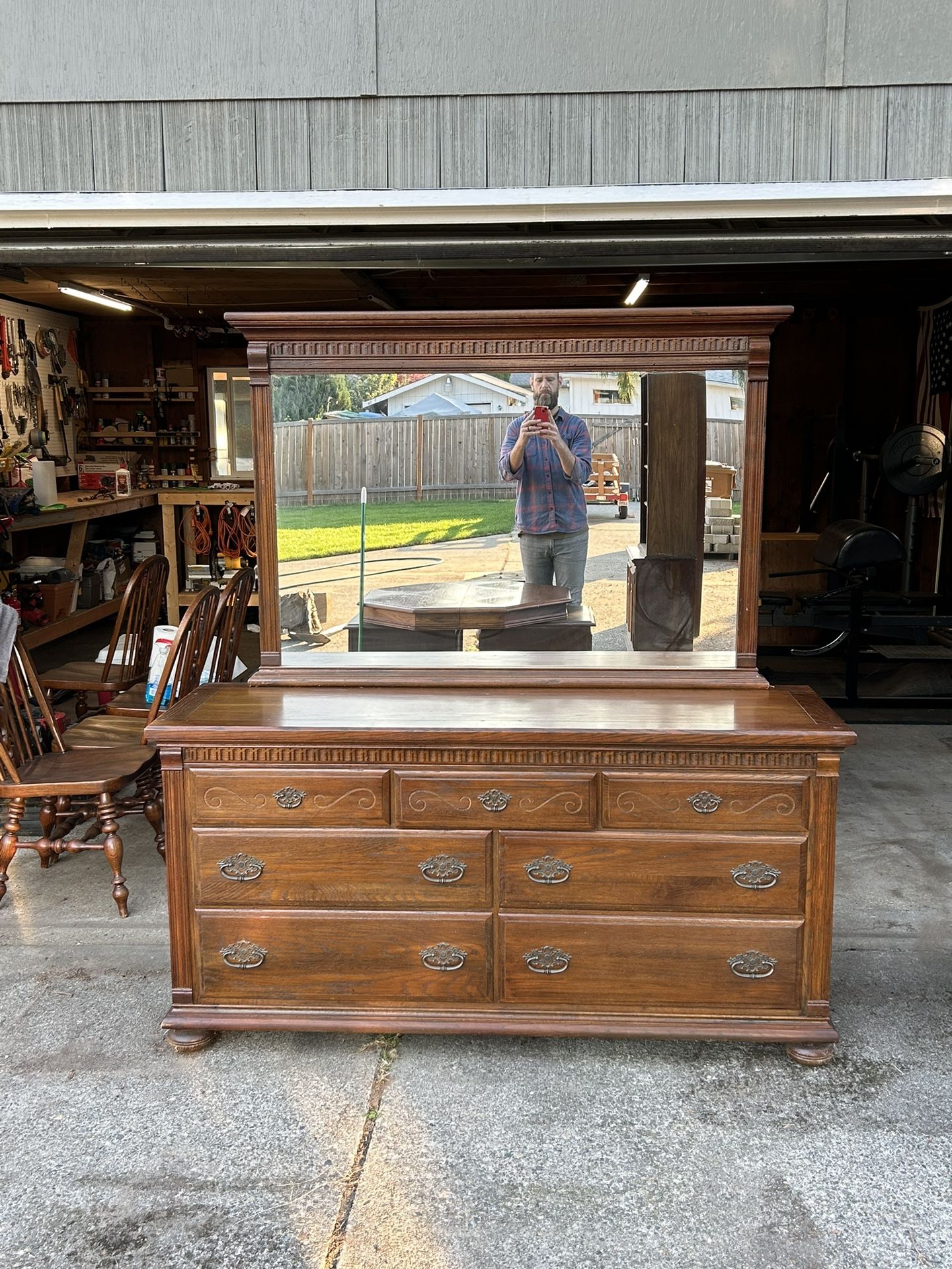 Ethan Allen Royal Charter Dresser and Mirror for Sale in Tacoma, WA ...