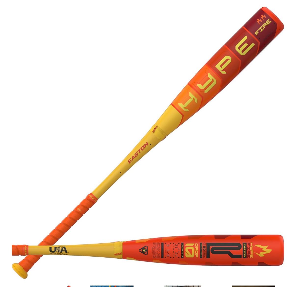 2025 Easton Hype Fire USA Baseball Bat – 29″ Drop –11 (Y‑length) for ...