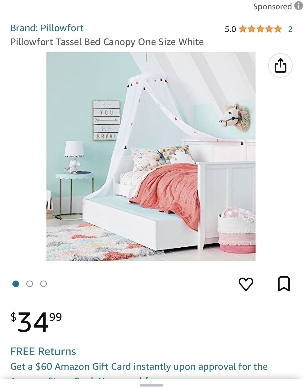 Pillowfort Tassel Canopy for Sale in Naples FL OfferUp