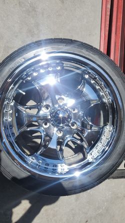 6 lug- 18 in. - Chevy Chrome 5 star rims for Sale in Pasadena, CA - OfferUp