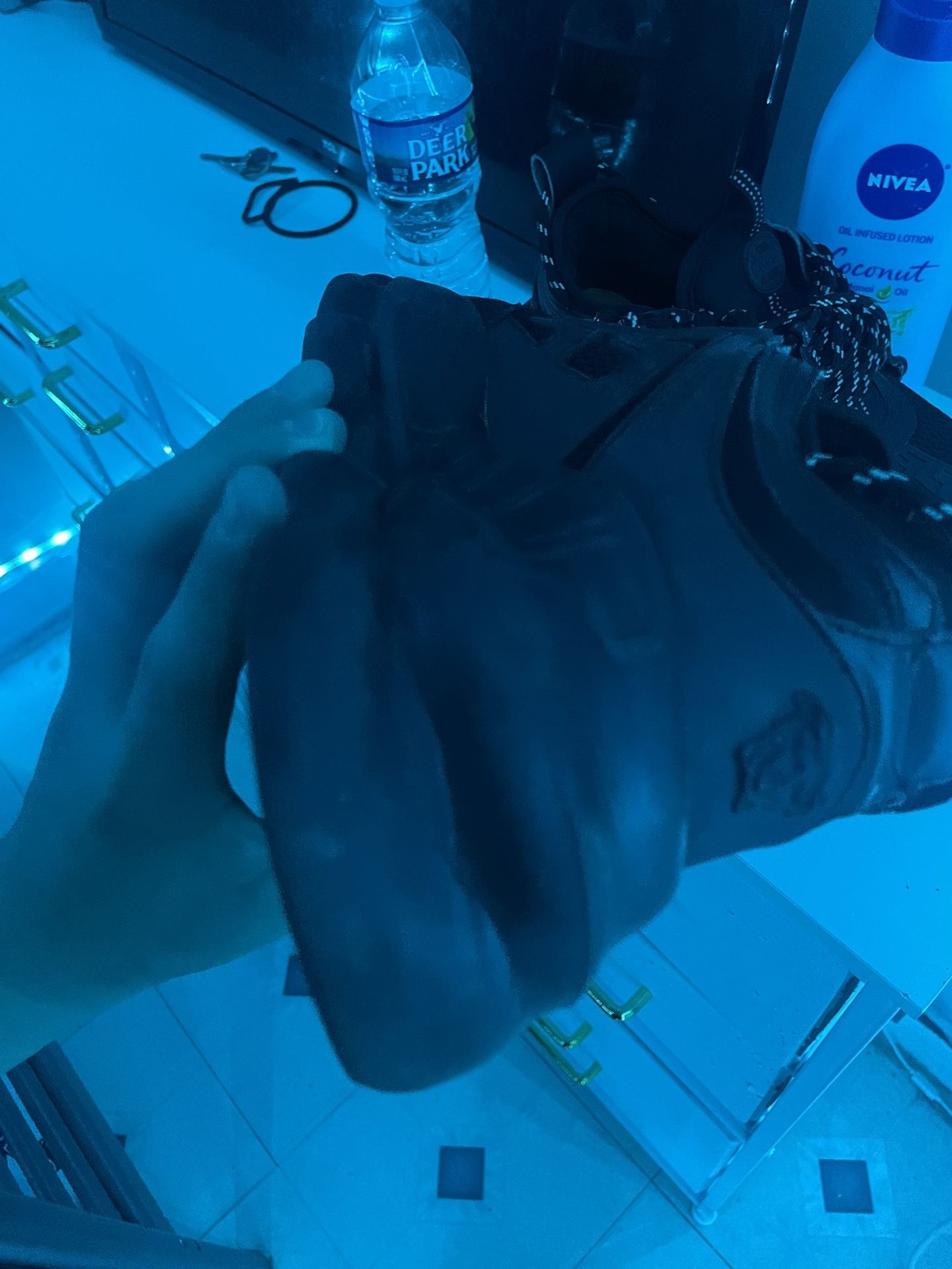 All Black Versace Chain Reaction Size 40(7y)