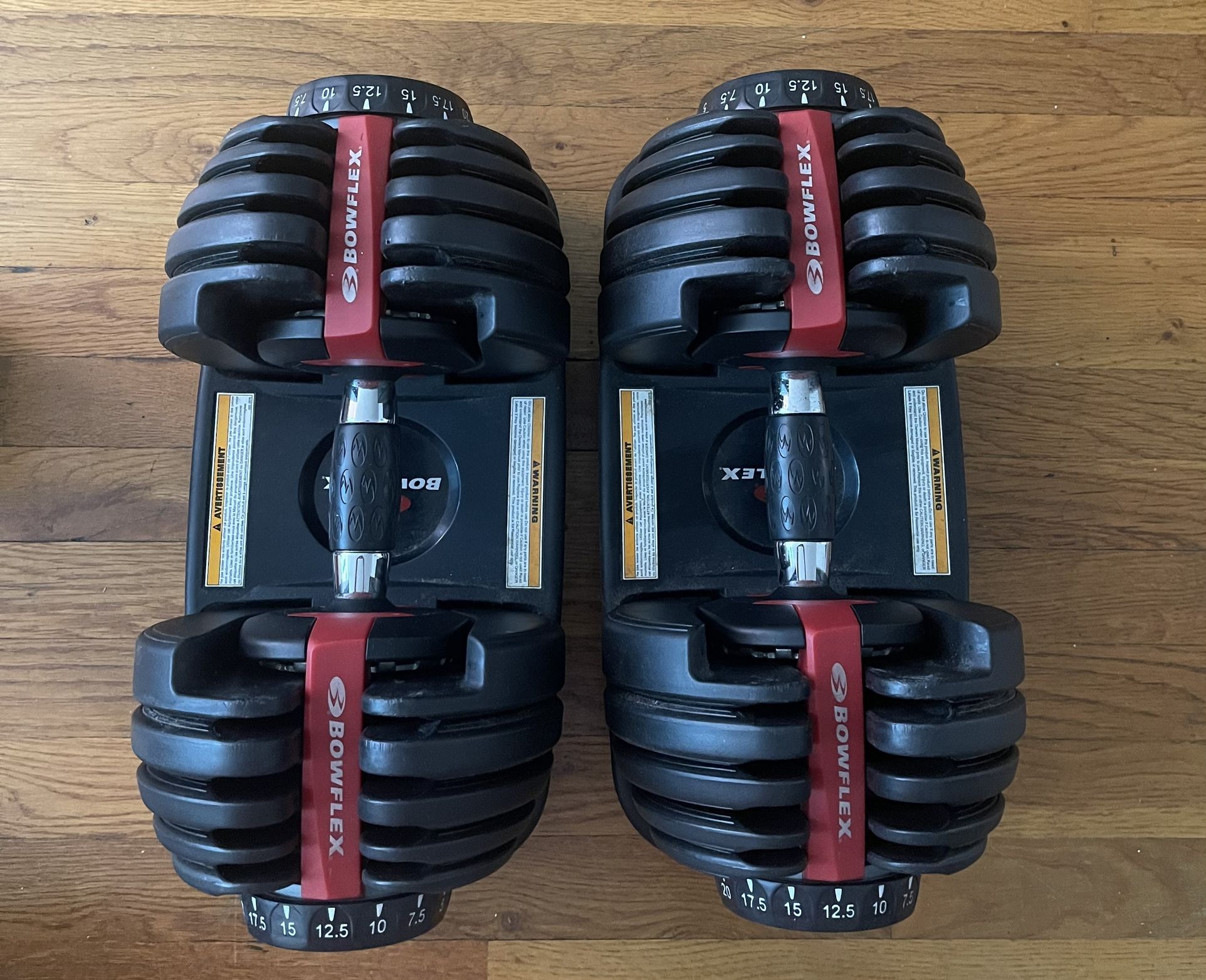 Bowflex SelectTech 552 Adjustable Dumbbells (Pair) for Sale in New York ...
