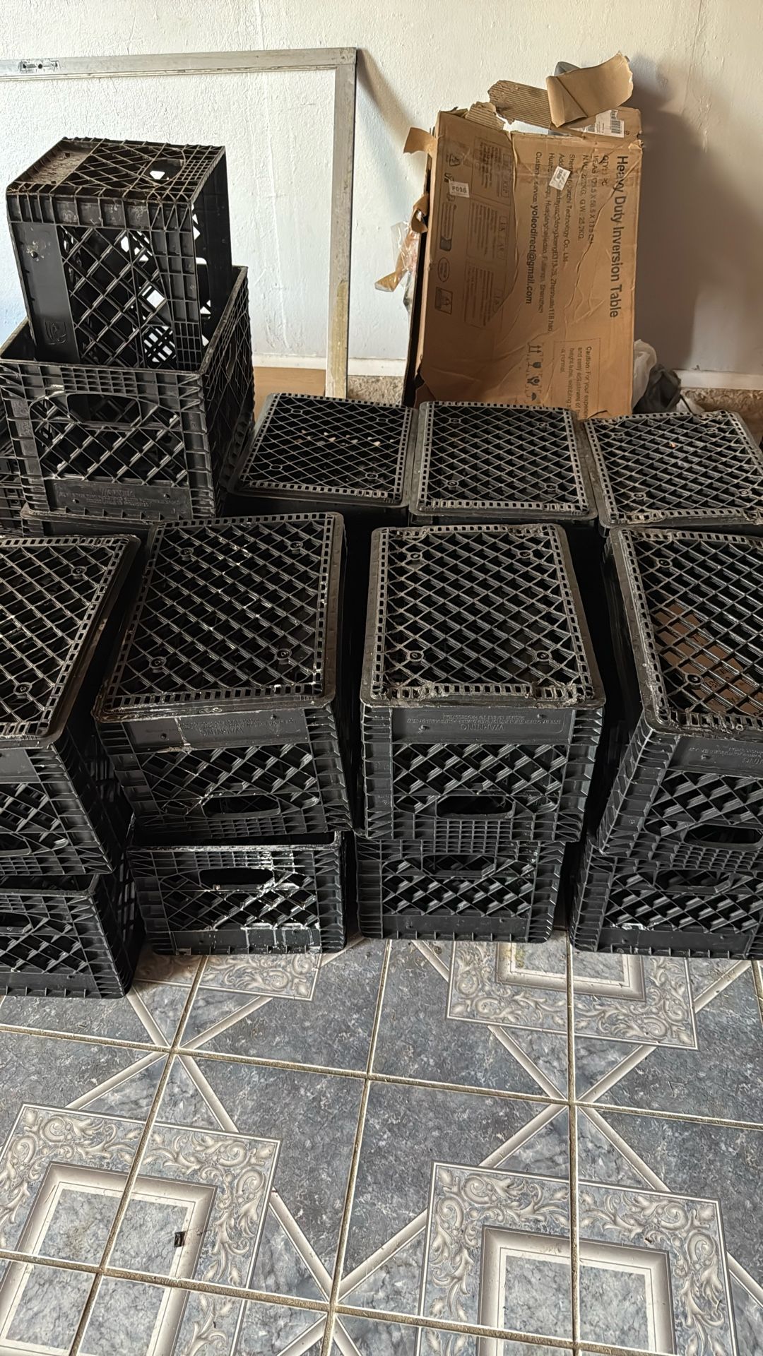 Heavy-Duty Milk Crates – Stackable & Durable Storage for Sale in ...