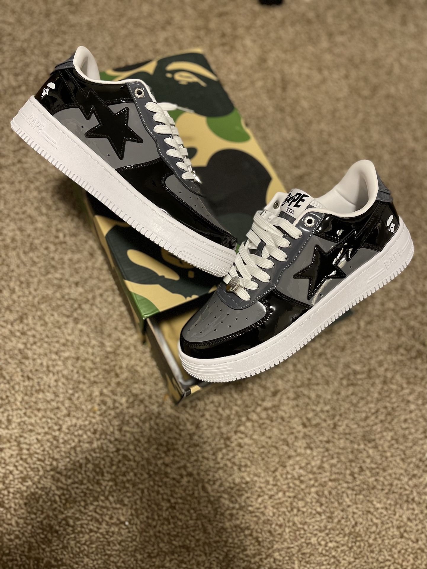 Bapesta Color Camo Combo Black & Grey for Sale in Colorado Springs, CO ...