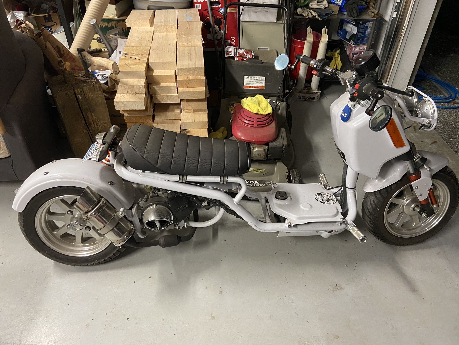 New Lowered Stretched Street Legal Scooter All Stock for Sale in ...