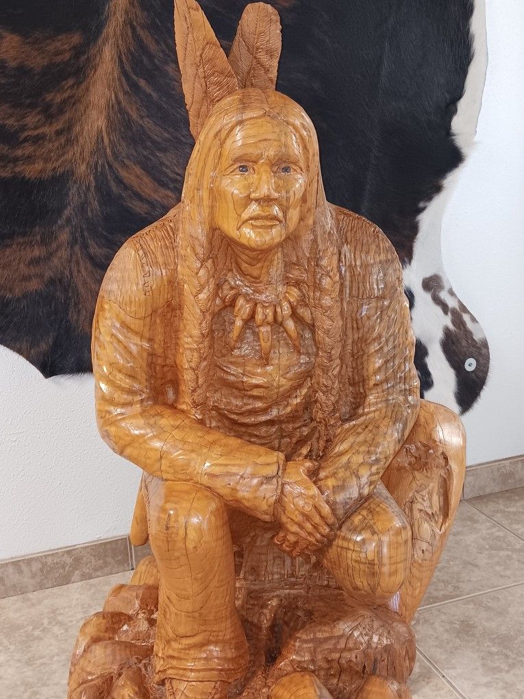 Native American Wood Carving for Sale in Quartzsite, AZ - OfferUp