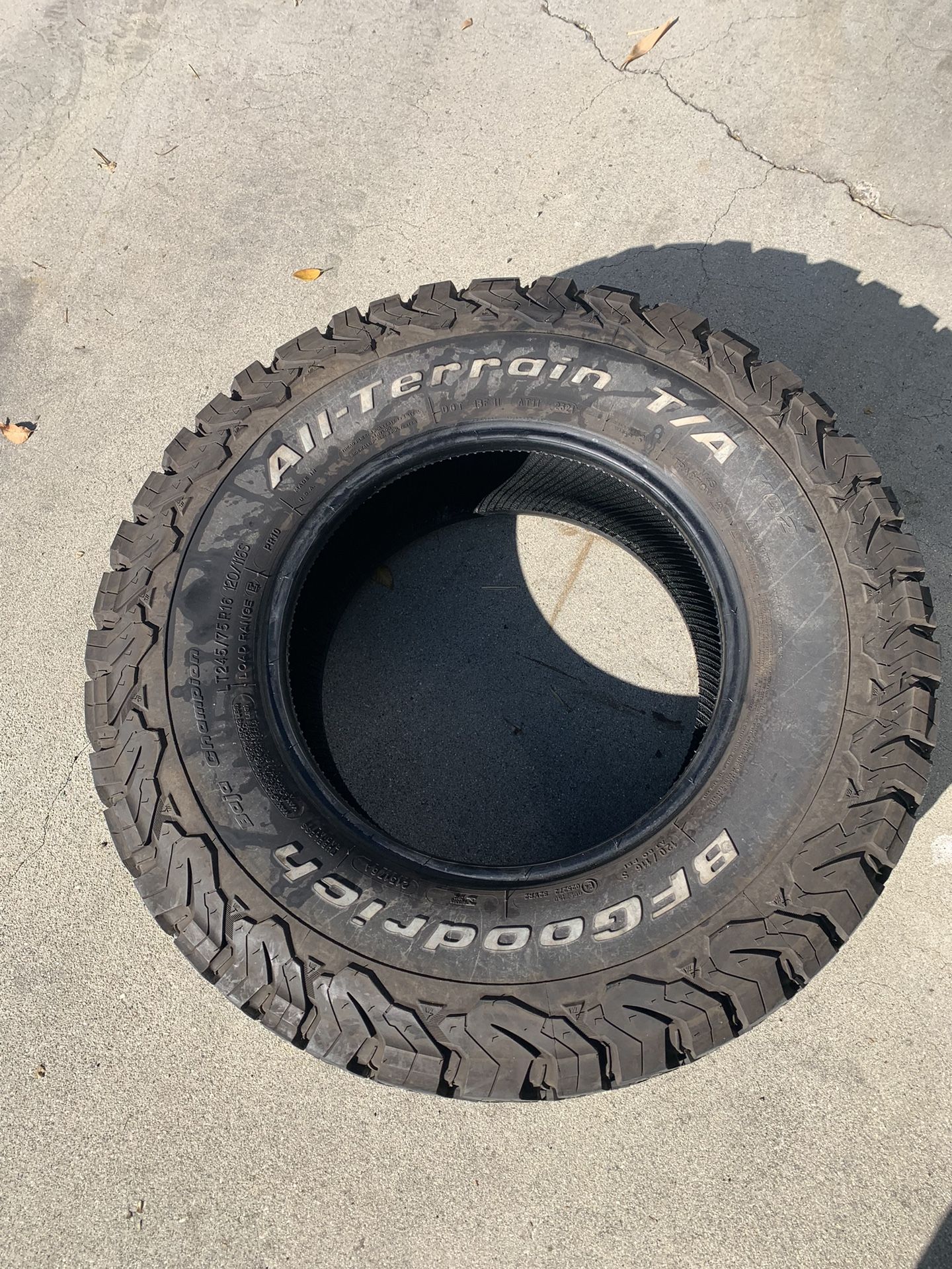 BF Goodrich KO2 LT245/75R 16 for Sale in Highland Park, CA - OfferUp